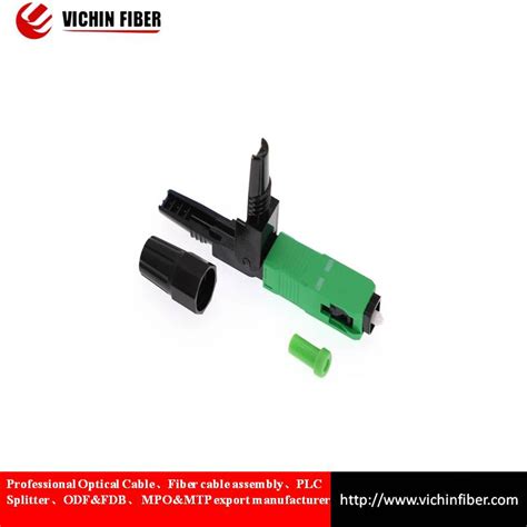 Factory Price Ftth Field Assembly Fibra Optica Monomodo Rapido Connector Sc Apc Upc Optic Fiber
