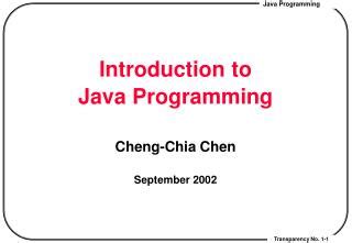 PPT Chapter Introduction To Java Programming PowerPoint Presentation ID