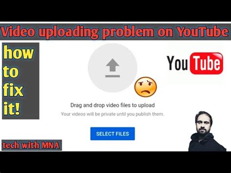 Video uploading problem on YouTube | how to fix video uploading problem on YouTube - YouTube