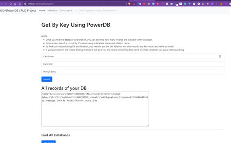 Github Indrajitsahujson Power Db Project With A High Performance Db Known As Jsonpowerdb