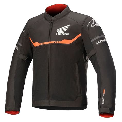 Alpinestars Honda T Sps Air Jacket Black Bright Red Laguna Direct