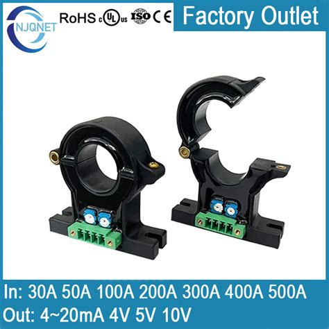 Jual Hall Effect Current Sensor Qndbk1 21 Ac Dc 30a 50a 100a 200a 300a