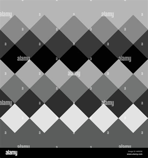 Monochrome Grayscale Geometric Pattern Background Seamlessly Repeatable Stock Vector Image