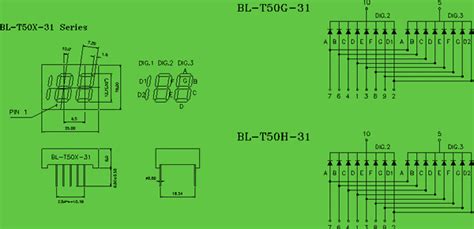 050 Inch Led Seven Segment Display