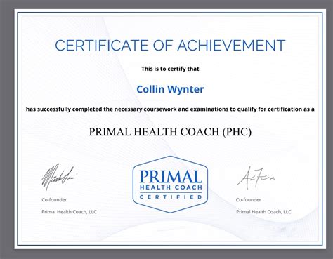 Phc Certificate With Dates And Registry Removed Collinwynter Org