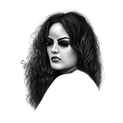 Submissive Curvy Woman Graphic Creative Fabrica