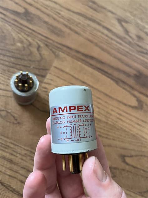 Ampex Bridging Input Transformer Octal 4580200 01 Gold Pins Reverb