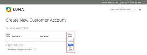 Suffix Field Shows In Magento 2 Magecurious