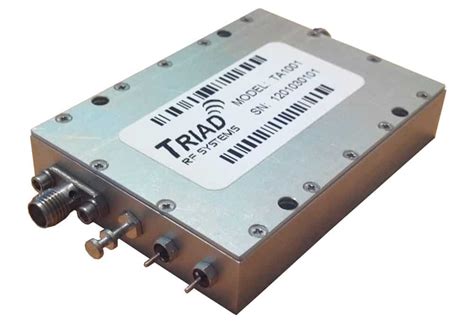 Triad Rf Systems Showcases Bi Directional And Rf Power Amplifiers Unmanned Systems Technology