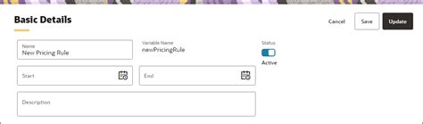 pricing rules