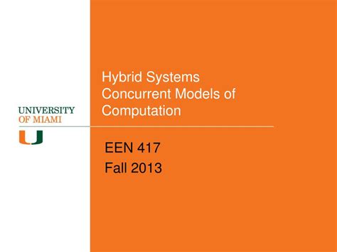 Ppt Hybrid Systems Concurrent Models Of Computation Powerpoint Presentation Id2387567