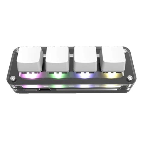 프로그래밍 매크로 맞춤형 키보드 Rgb 4 유선 복사 붙여 넣기 미니 버튼 키패드 기계식 Hotswap Macropad Aliexpress