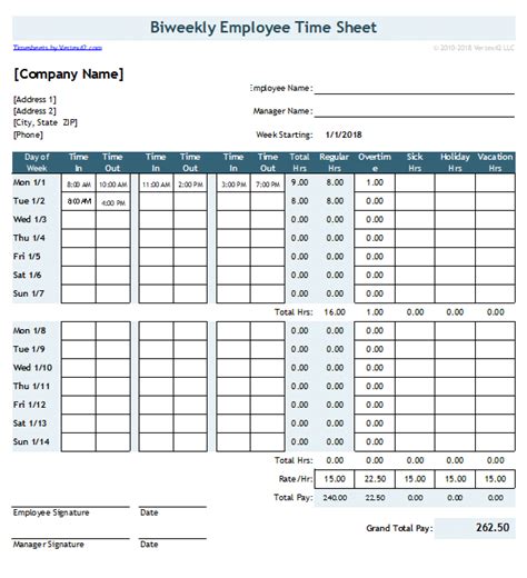 excel timesheet formula with lunch break template reimbursement sheet