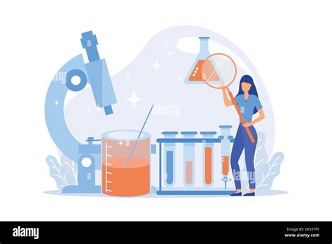 Science University Class Chemistry Research In Laboratory Liquid Analysis Biochemistry Test