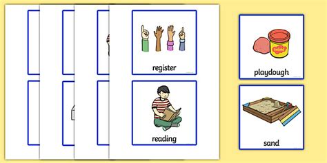 Oral Language Visual Timetable Twinkl Educational Resource