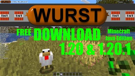 DOWNLOAD: WURST Hacked Client - 1.20 & 1.20.1- Minecraft Java Edition ...