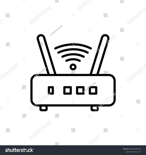Wireless Icon Access Point Icon Related Stock Vector Royalty Free 2185105101 Shutterstock