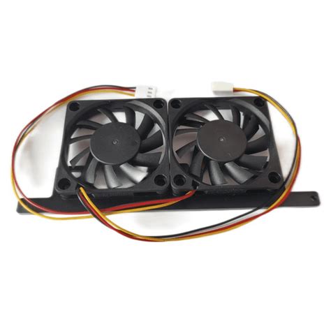 Ckepdyeh RAM Memory Cooling Fan With Dual Mm Fan RAM Memory Cooler V RAM Heatsink Cooler For