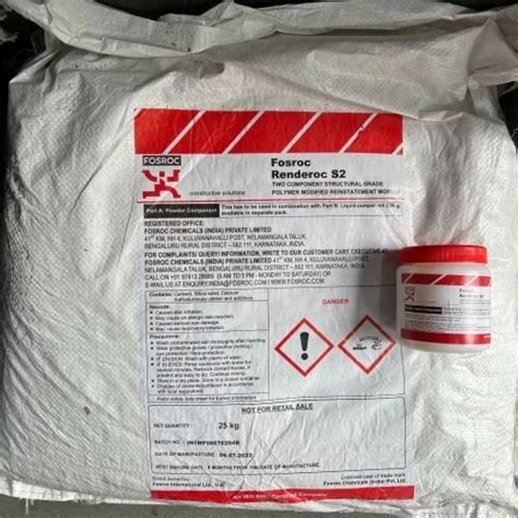 Fosroc Renderoc S2 Waterproofing Chemical Packaging Size 20kg Powder At ₹ 24 Kg In Mumbai