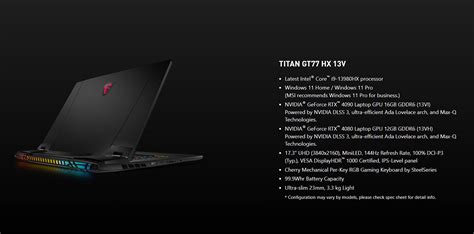 Msi Titan Gt77 Hx 13v Tanıtıldı Daha Güçlüsü Yok Donanımhaber