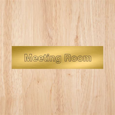 Meeting Room Door Sign