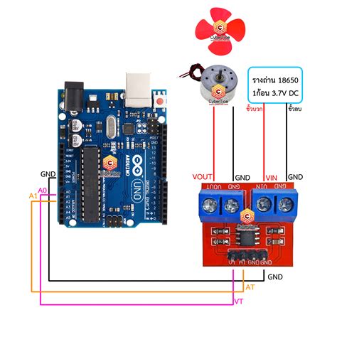 สอนใช้งาน Arduino Uno R3 Voltage And Current Sensor โมดูลวัดกระแสและ
