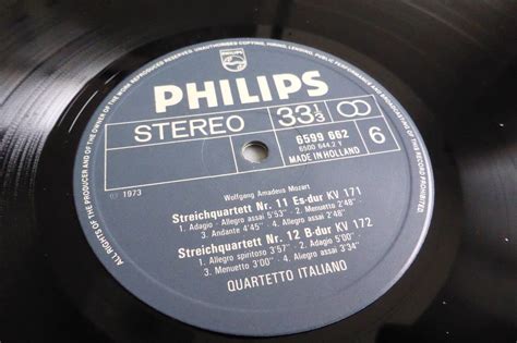 Mozart String Quartets Quartetto Italiano Dutch Ed1