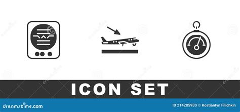 Attitude Indicator And Turn Coordinator Blueprints Cartoon Vector 276160441