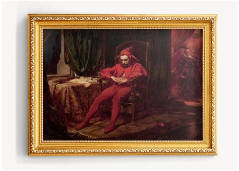 Canvas Print Jan Matejko Stanczyk Historical Painting Reproduction On