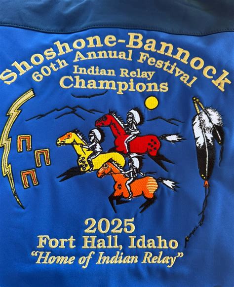 Fort Shoshone Bannock Festival Indian Relay Championship Jacket