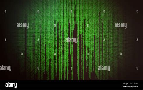 Matrix Code Digital Rain Background The Falling Green Characters In