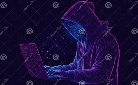 A Cyber Hacker Attack Concept Ddos Attack Concept Stock Illustration Illustration Of