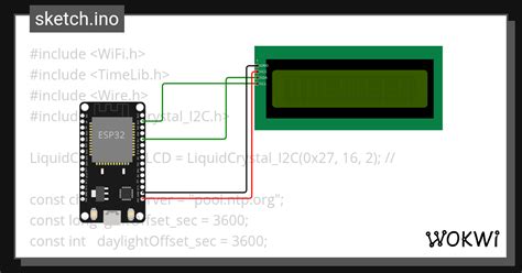 Reloj Web Wokwi Esp32 Stm32 Arduino Simulator