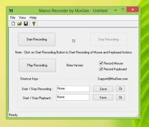 Record And Playback Mouse Clicks And Keystrokes