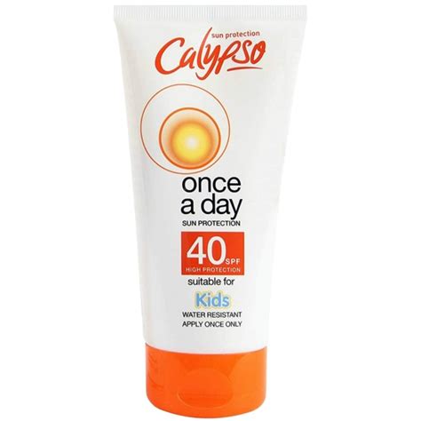 Calypso Once A Day Sun Protection Cream Spf40 150ml Justmylook