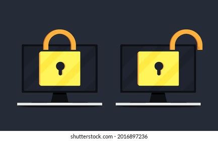 Unlock Password Stock Vectors Images Vector Art Shutterstock