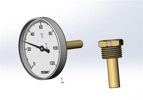 温度计、体温计 29 Solidworks 2022 模型图纸下载 懒石网