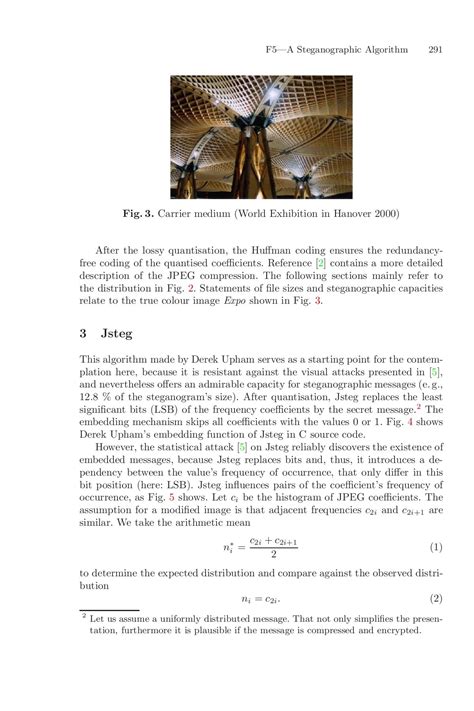 F A Steganographic Algorithm F Steganography F