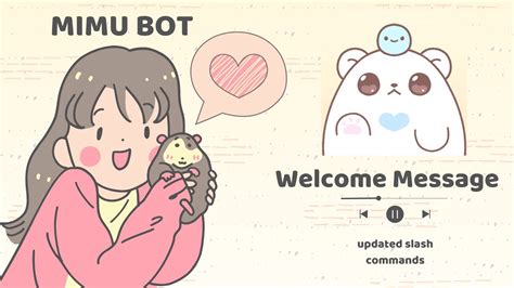 Setting Up Welcome Greet Message │mimu Bot │cute Easy And Detailed