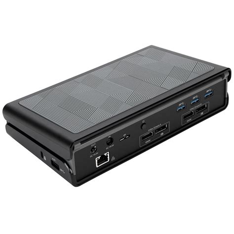 Universal Usb A Dv K Docking Station With Laptop Power Black