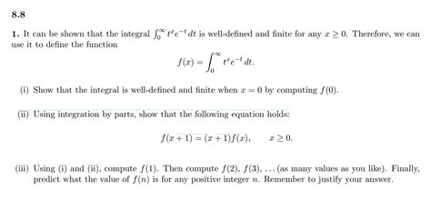 Solved 1 It Can Be Shown That The Integral 0txetdt Is Chegg Com