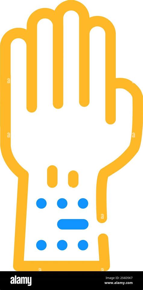 Allergic Reaction Test Color Icon Vector Allergic Reaction Test Sign Isolated Symbol