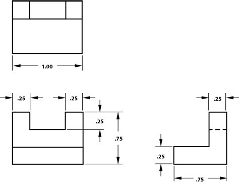 orthographic projections with dimensions wisc online oer