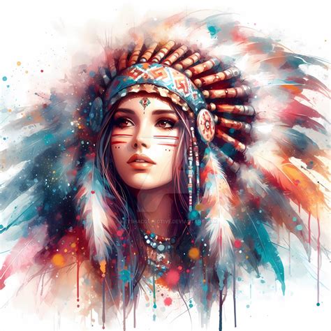 Native American Princess 5 By Metshacollective On Deviantart