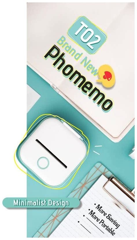 Купить Мини принтер Phomemo T02 Green - цена: 3300 ₽, характеристики ...