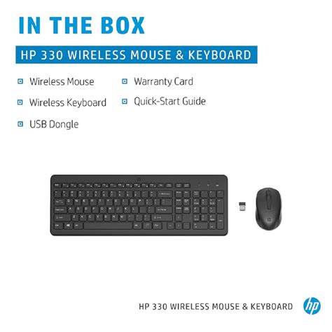 Hp 330 Wireless Keyboard And Mouse Saif Infosystem