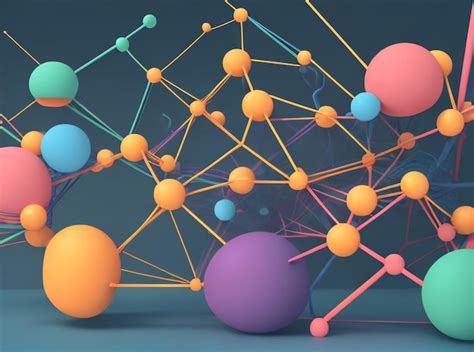 Premium Ai Image Abstract Technological Threads Network Connection Structure
