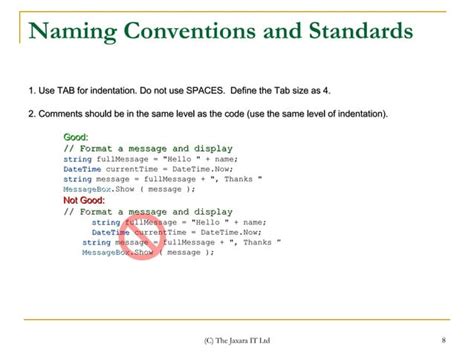 Coding Best Practices Pps Programming Languages Computing