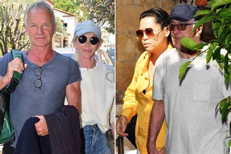 Robert De Niro Tiffany Chen Double Date With Sting And Trudie Styler