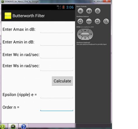 Butterworth Filter App Latest Version 1 0 For Android